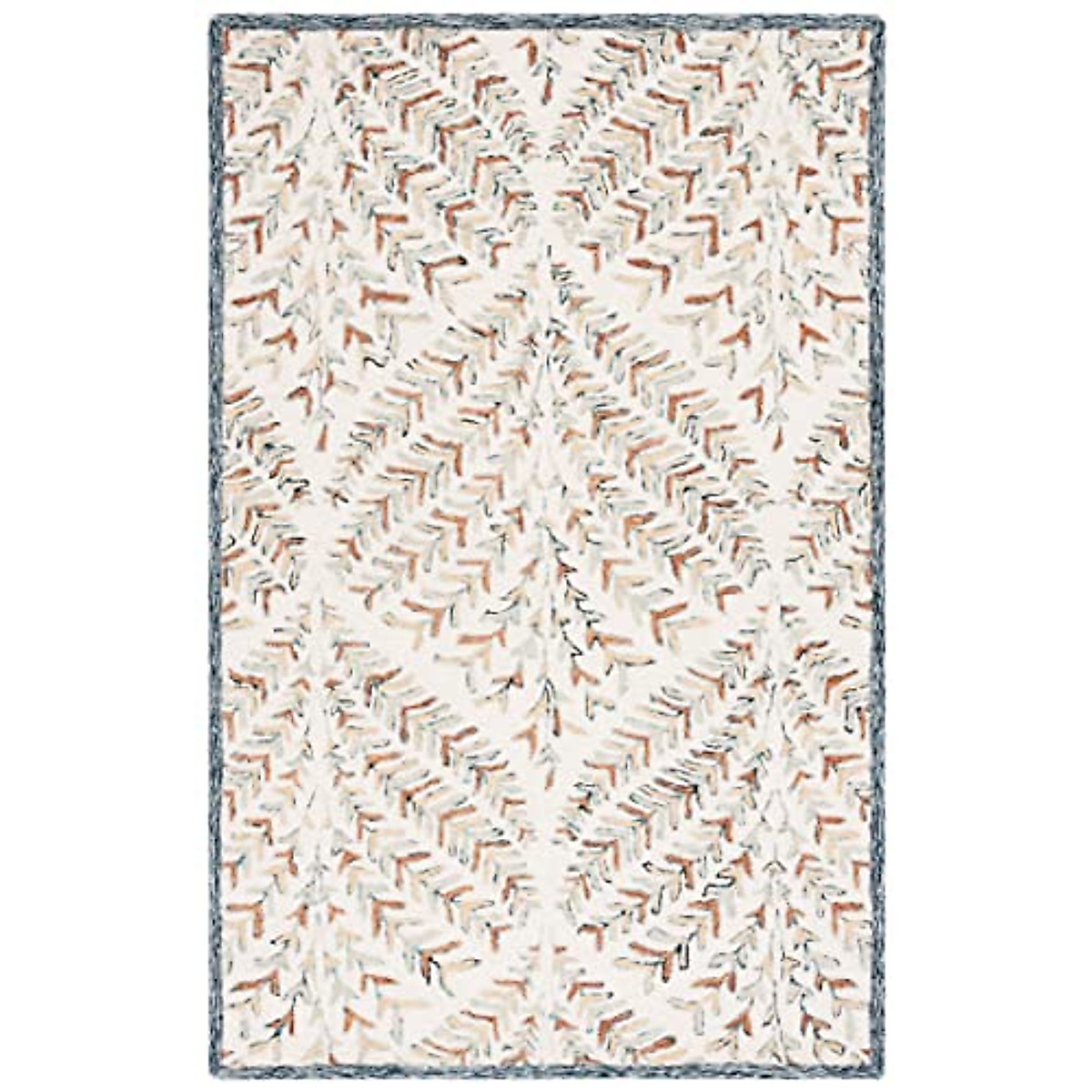 Safavieh Capri Collection 6' x 9' Ivory/Green CPR208B Handmade Premium Wool Living Room Dining Bedroom Area Rug