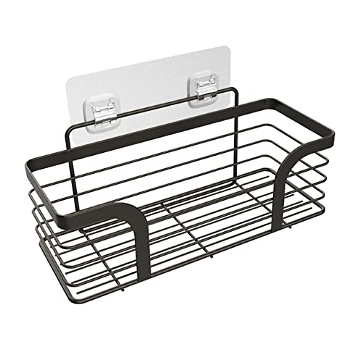 WOONEKY Bathroom Shelf Wall Mount Bathroom Shelf Toilet Glass Shelves Kitchen Shelf Rack Locker Shelf Wall Rack Shelf Glass Display Shelf Shower Shelf Adhesive Bathroom Organizer Glass