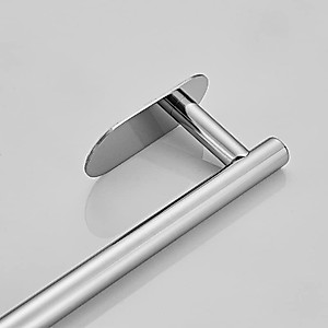 Towel Rack Wall-Mounted Stainless Steel Bathroom Towel Shelf Holder Hanger Self Hanging Rail Bathroom Supplies Rod Organiser Rack Shelf