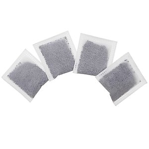 4 Pack Compact Activated Charcoal Odor Absorbing Filter Smaller Refill Deodorizer Compatible with iTouchless Under 8 Gallons Small Trash Cans with Filter Compartment