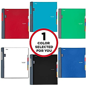 Five Star Advance Spiral Notebook, 5 Subject, College Ruled Paper, 200 Sheets, 11" x 8-1/2, Color Selected For You (06326)