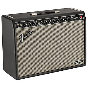 Fender Tone Master Deluxe Reverb Guitar Amplifier, Black, with 2-Year Warranty