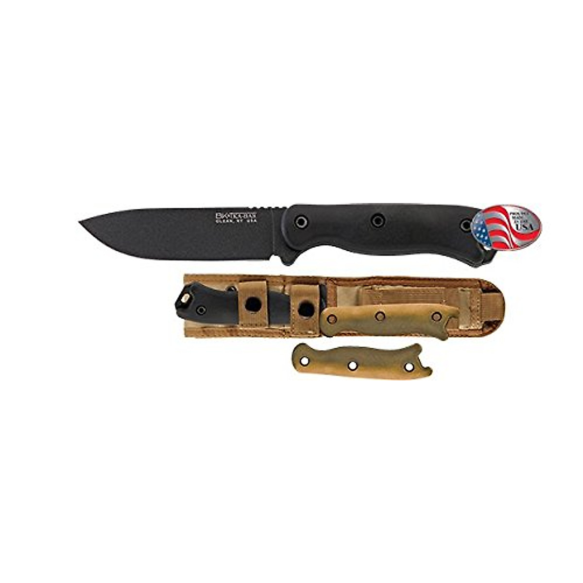 Bk16 Becker Short Drop Pt Ka-Bar 2-0016-8