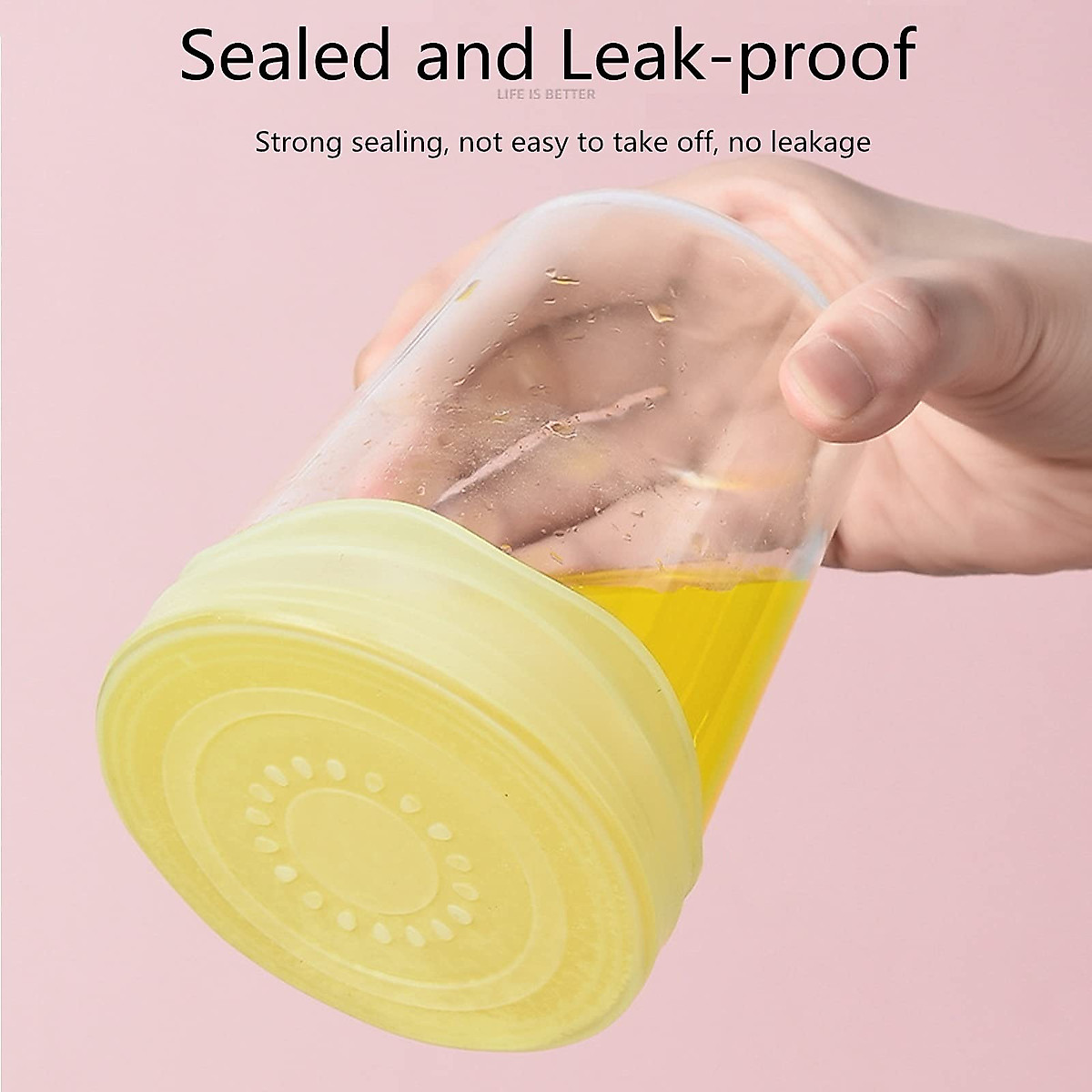 Silicone Stretch Lids Set for Food Storage, Fruit Pattern Food-grade Reusable Silicone Sealing Food Covers for Fresh-keeping Bowl Container Microwave and Dishwasher Safe (6 pcs of Different Sizes)