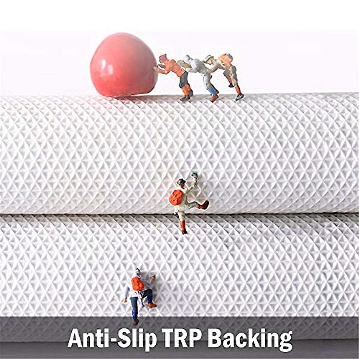 THRILRUG Indoor Door Mat,Non-Slip Absorbent Machine Washable Entrance Rug, Low-Profile Front Door Mat for Back Door Inside Rugs for Entryway-Sage Green Trellis (Green Trellis, 24"x36"/60x90cm)