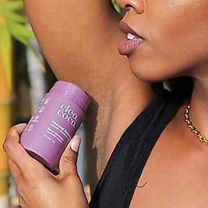 Cleo+Coco - Natural Deodorant - For Women & Men - Aluminum Free - Extra Strength - Activated Charcoal - 24hr Odor Protection - Vegan & Cruelty Free - PCR - Made in USA - Lavender Vanilla - 1.7oz