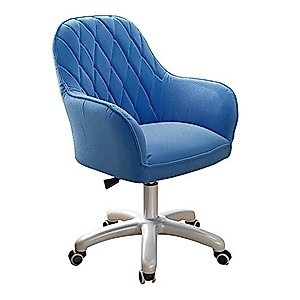MayNuo Office Chair Gaming Chair Computer Chair Accent Leisure Chair,Padded Desk Chair Mid Back 360° Swivel Height Adjustable Rolling Task Chair Modern Upholstered Vanity Chair with/#3/#5
