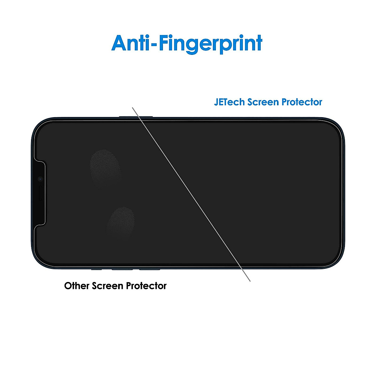 JETech Screen Protector for iPhone 12 Pro Max 6.7-Inch, Tempered Glass Film, 3-Pack