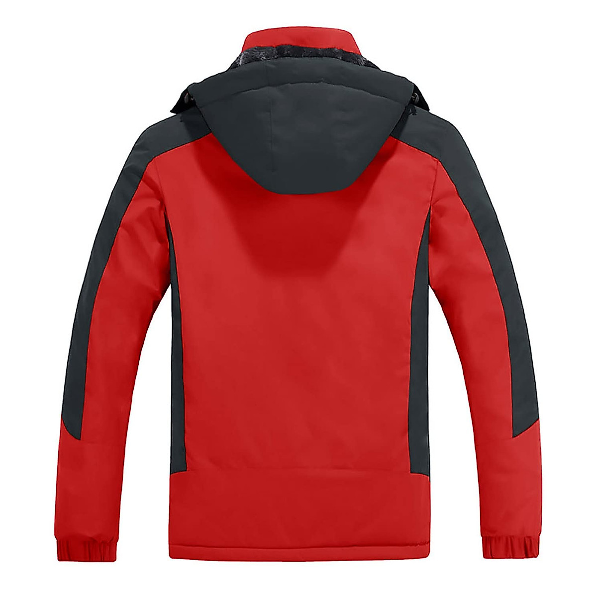 BIYLACLESEN Outdoor Jacket Winter Warm Jacket Hiking Jacket Camping Jackets Snow Jacket Ski Jacket With Hood Fleece Jacket Anorak Jacket