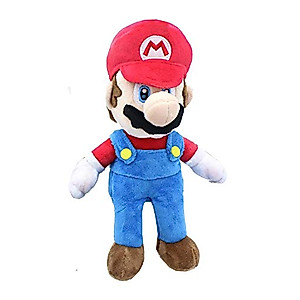 Little Buddy Super Mario All Star Collection 1414 Mario Stuffed Plush, Multicolored,9.5"