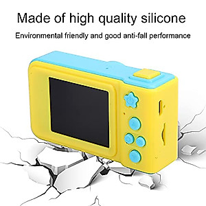 Kids Digital Dual Camera, HD Digital Video Camera Toy Little Kids, for Leisure and Entertainment for Kids for More Creative Ways(Blue (no Memory Card))
