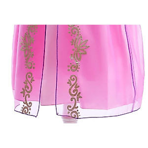 Dressy Daisy Baby Girls Long Hair Princess Fancy Dress Up Costume Halloween Birthday Party Cosplay Outfit with Size 18-24 Months