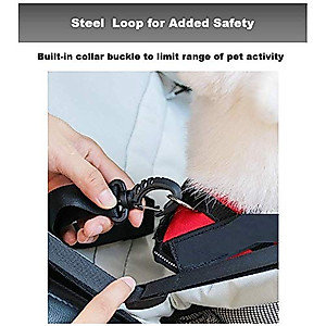 Dog Car Seats, Pet Reinforce Car Booster Seat for Dogs Cats Durable Portable and Breathable Bag Waterproof Puppy Car Seat Suitable for Small and Medium Pets Upgraded.