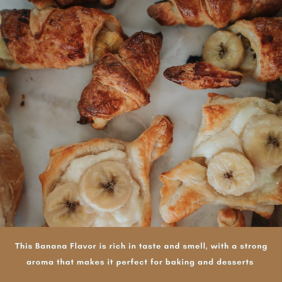 Native Vanilla - Pure Banana Flavor - 8 Fl Oz - Pure Flavors and Extracts - Perfect for Cooking, Baking, and Dessert Crafting