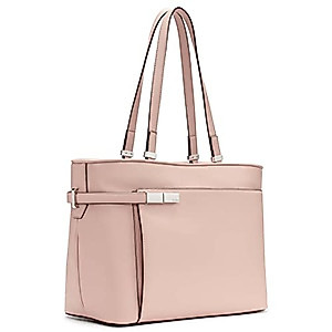 Calvin Klein Jade Tailored Tote, Rosewood,One Size