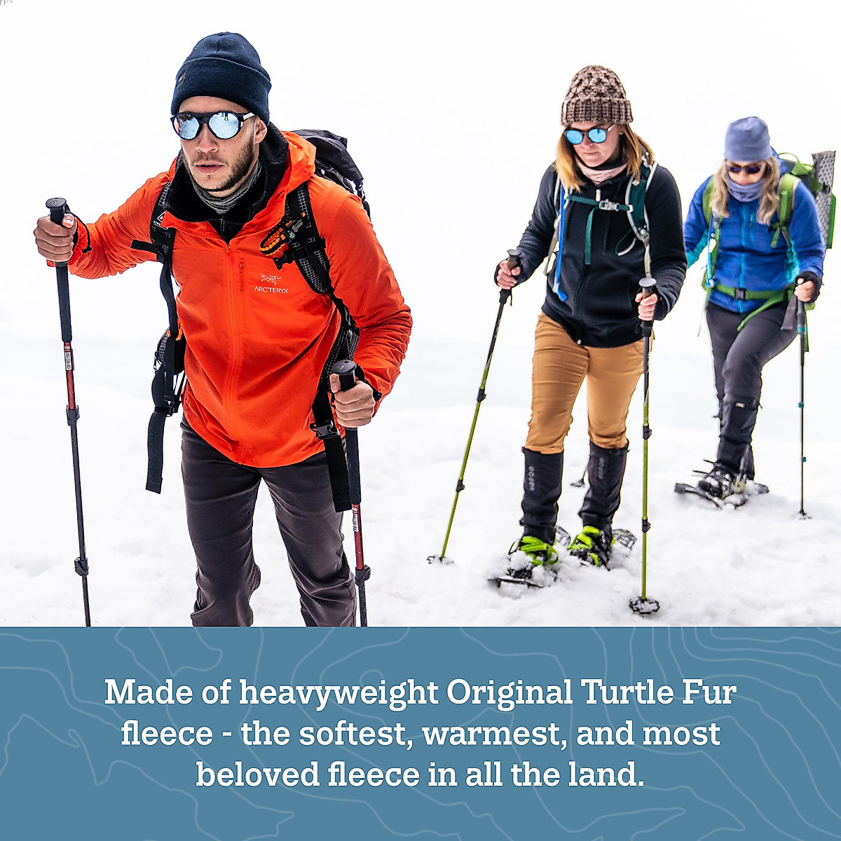 Turtle Fur The Hat Watch Cap Original Fleece Heavyweight Beanie, Carbon