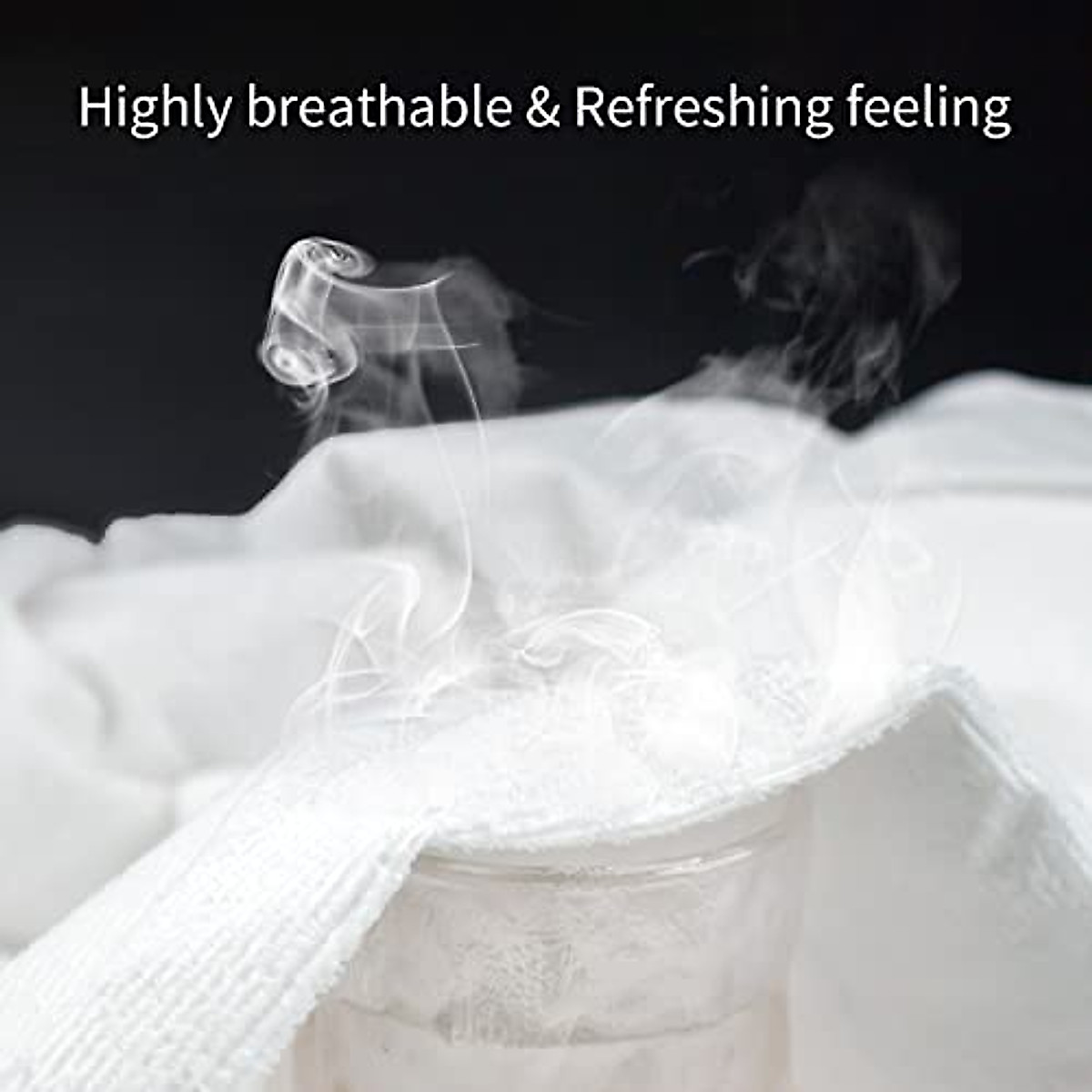 Letech+ Waterproof Mattress Protector Fitted Style, King Size 100% Cotton Terry Smooth and Breathable Top, Mattress Cover - Noiseless Vinyl-Free Deep Pocket Machine Washable Protector