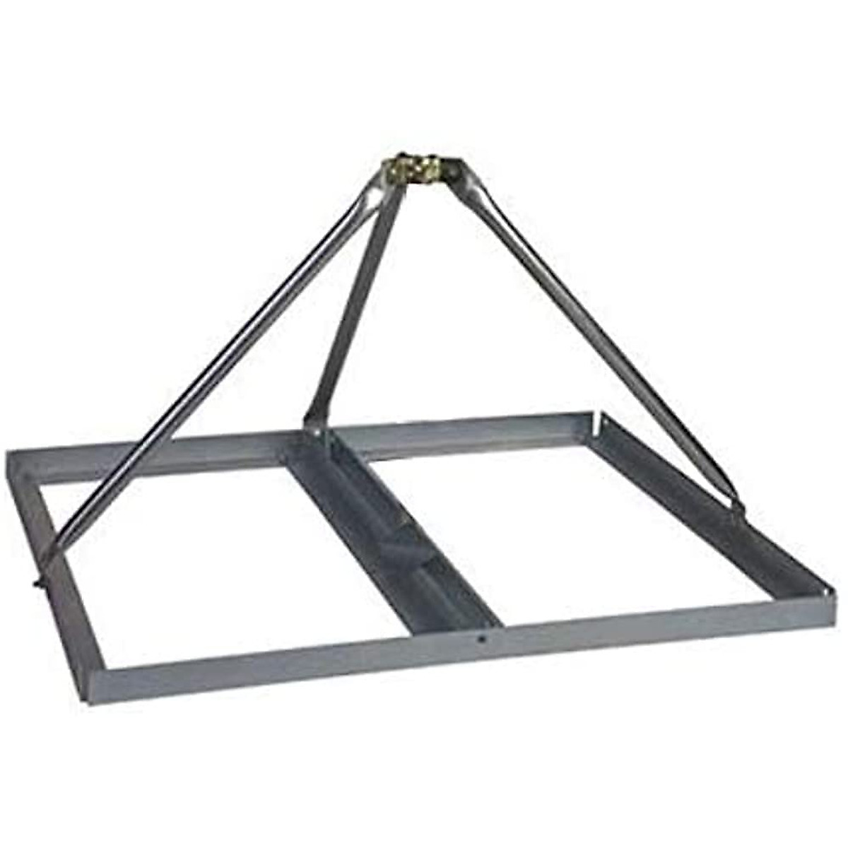 Non-Penetrating Roof Mount for 2.25" Masts. Flat Roof Mount Only (No Mast Included)
