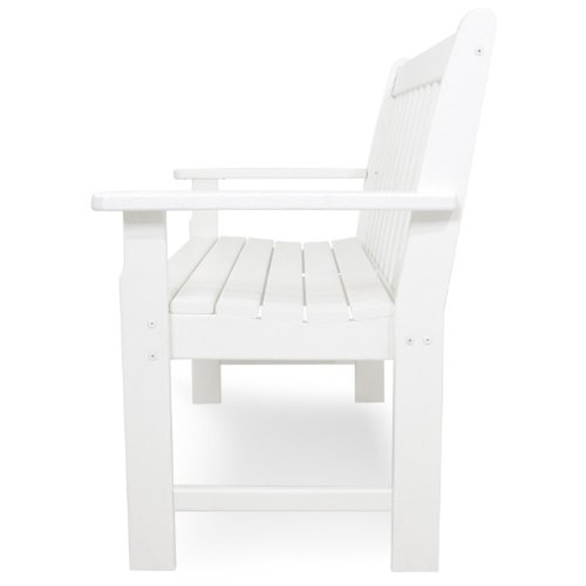 POLYWOOD Vineyard 48" Bench (White)