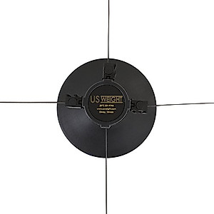 US Weight - U2000 Sentry Stanchion with 6.5 Foot Retractable Belt – Easy Connect Assembly (2-Pack), Black