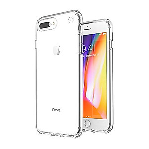 Speck Products Presidio Stay Clear iPhone 8 Plus/iPhone 7 Plus/iPhone 6S Plus Case, Clear/Clear, iPhone 8+/7+/6S+/6+ (119400-5085)
