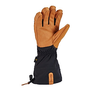 Gordini Men's Standard Elias Gauntlet Glove, Black Tan, X-Large