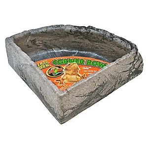 Zoo Med KB-40 Reptile Rock Corner Water Dish Large