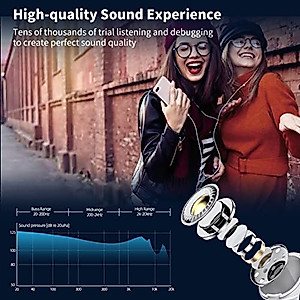 Wired Headphones Earbuds, Ear Buds with Built-in Mic and Headphone Jack Cable Corded Ear Phones Compatible with iPhone 14/13/12 Pro/Se/11 Pro/X/8 Plus/7 Plus, 2 Packs(Apple MFi Certified)
