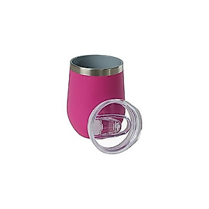 Sip+Sea Antiqua 12 oz Stainless Steel Ceramic Lined Wine Tumbler with Lid | Stemless | Double Wall Vacuum Insulated