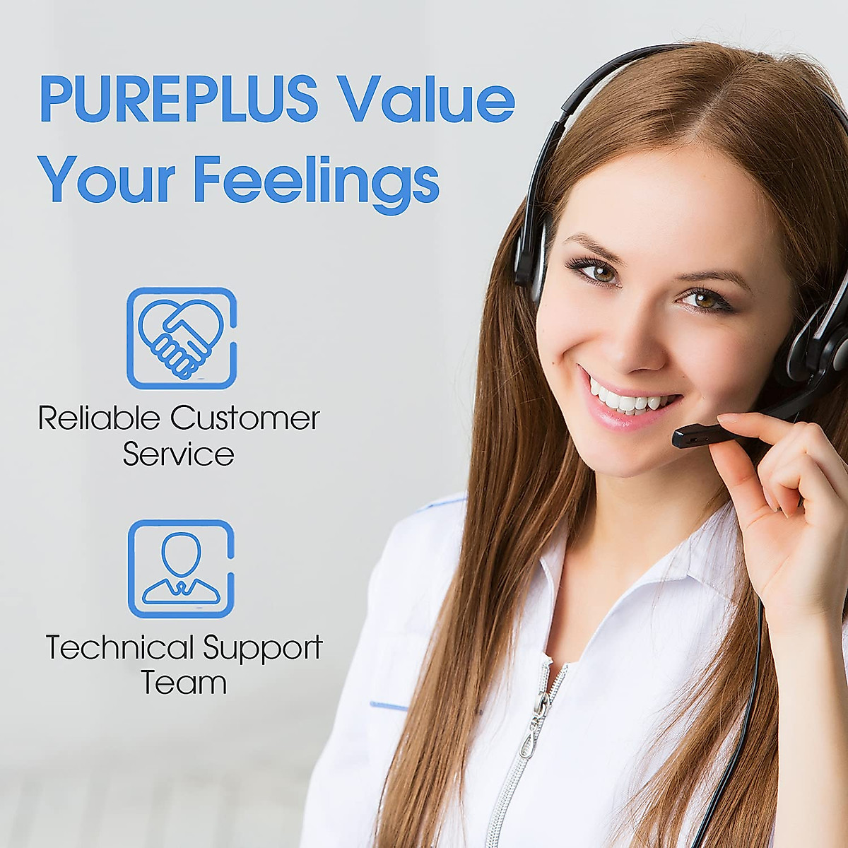 PUREPLUS PRO MWF NSF 53&42 Certified Water Filter Replacement for GE SmartWater, HDX FMG-1, MWFP, MWFA, PL-100, WFC1201, RWF0600A, PC75009, RWF1060, 197D6321P006, Kenmore 469991 Refrigerator, 3Pack