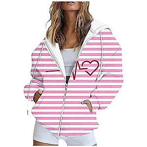 Women's Winter Coats, Women's Coat Fashion Daily Casual Crewneck Long Sleeve Print Top Sweatshirts Woman Coat Dress Coat Black Puffer Coat Eiderdown Chamarras Para Mujer 3X (S, Vermilion)