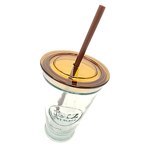 Starbucks Exclusive Seattle 1912 Pike Place First Store Brown Recycled Glass Cold Cup, 16 Fl Oz