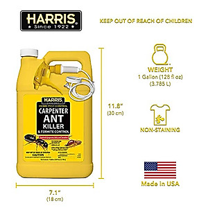 Harris Carpenter Ant Killer & Termite Control Treatment, 128oz Spray