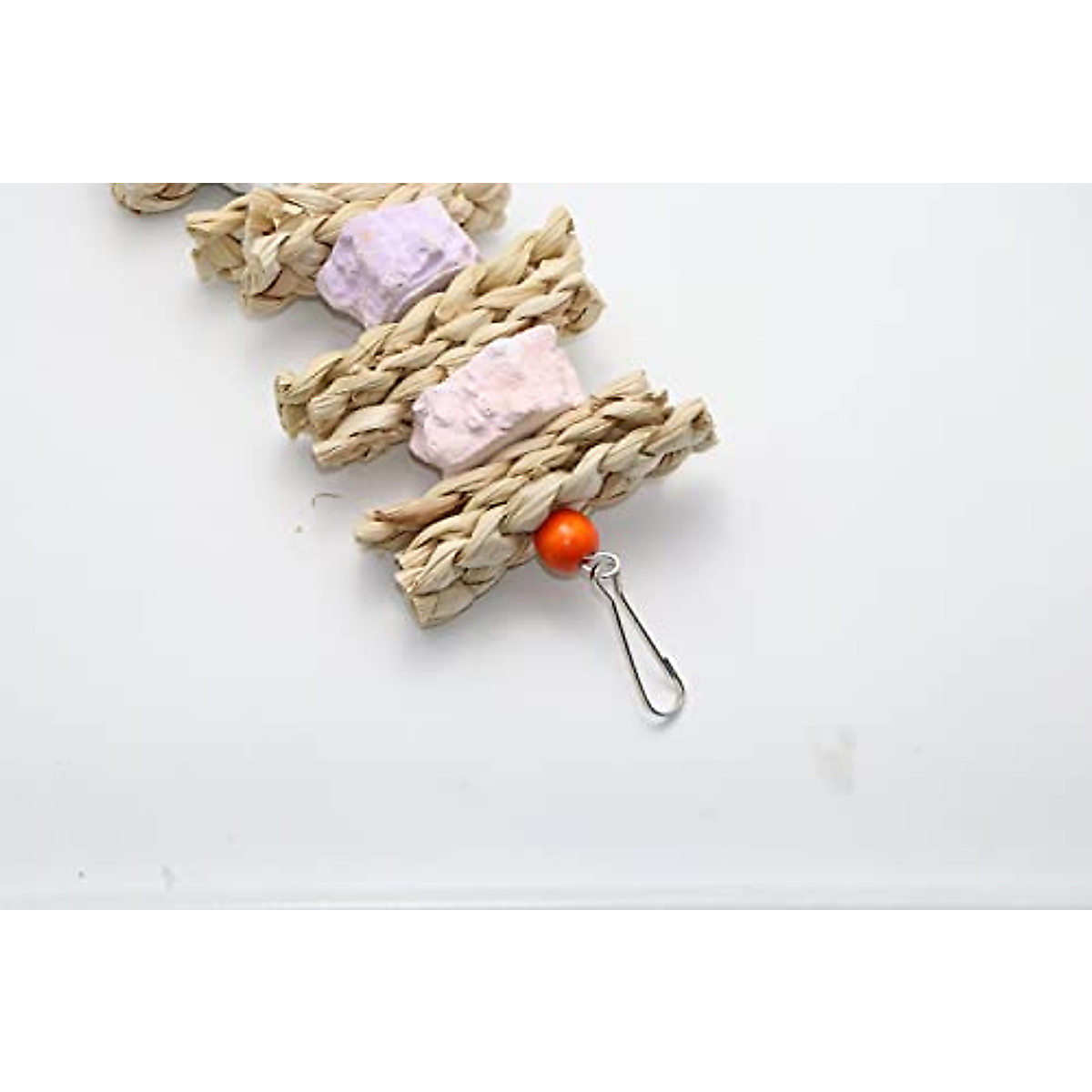 Litewoo Parrot Toy Bird Chew Toy High Calcium Plaster Hanging String Birdcage Accessories Suitable for Parrot Macaw African Grey Parrot Xuanfeng Parrot Bird Toy