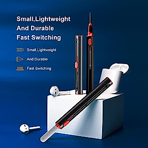 Bluetooth Earbuds Cleaning Pen 3 in 1 Cleaner Kit Earphone Brush, Multi-Function Portable Soft Cleaning Brush Pen Tools for Airpods Pro 1 2 3 Camera Lens Phone in-Ear Headphones Case（Black）