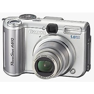 Canon Powershot A610 5MP Digital Camera with 4x Optical Zoom (OLD MODEL)