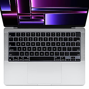 ProElife Keyboard Cover Skin for 2023 MacBook Air 15 inch M2 A2941 / MacBook Pro 14 16 inch M3 M2 Pro/Max A2918 A2992 A2991 A2779 A2780 US Enter (ANSI) Silicon Keyboard Protector Accessory (Black)