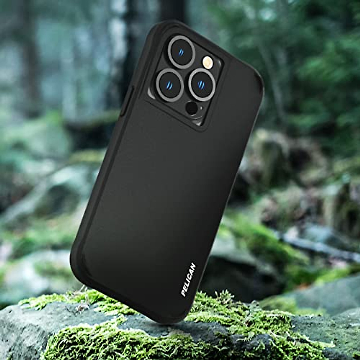 Pelican Ranger Series - iPhone 14 Pro Case 6.1" [Wireless Charging Compatible] Protective Phone Case with Anti-Scratch Tech [15FT MIL-Grade Drop Protection] Slim Rugged Cover for iPhone 14 Pro - Black