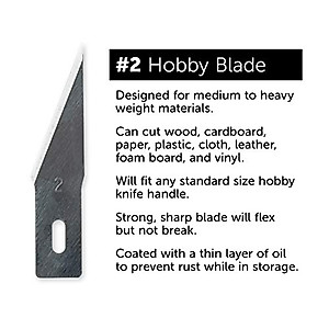 Hobby Shop (123) Piece Precision Hobby Knife Set #2 Blade w/ (3) Handles and (120) Replacement Blades