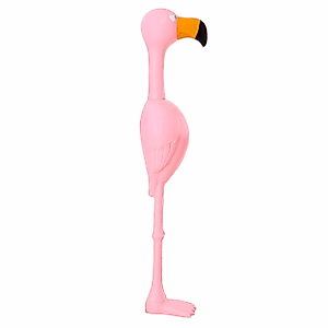 Flamingo Croquet Mallet | 38 Inch Pink Molded Plastic Construction, Wonderland Queen of Hearts Costume Accessory