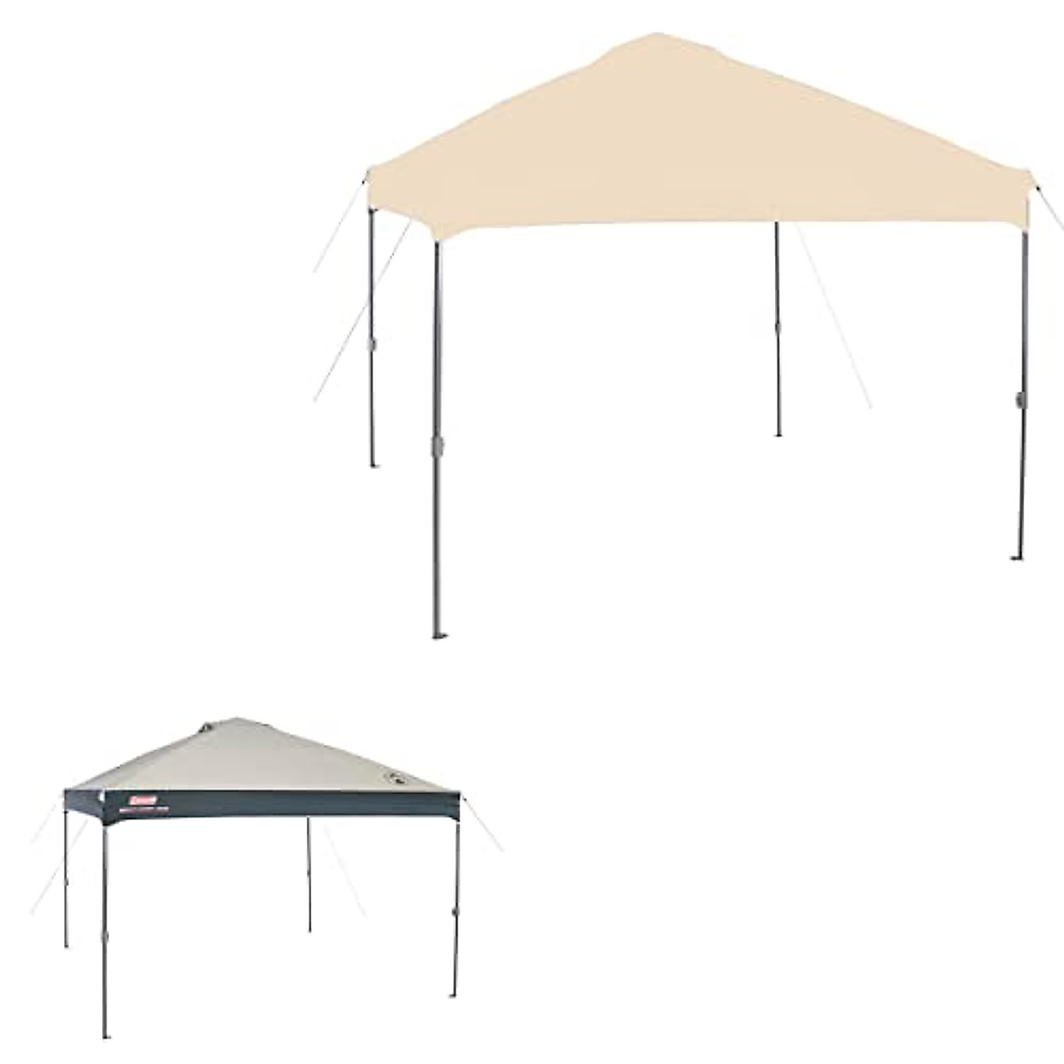 Garden Winds Replacement Canopy Top Cover Compatible with The Coleman Straight Leg 10 x 10 - Riplock 350
