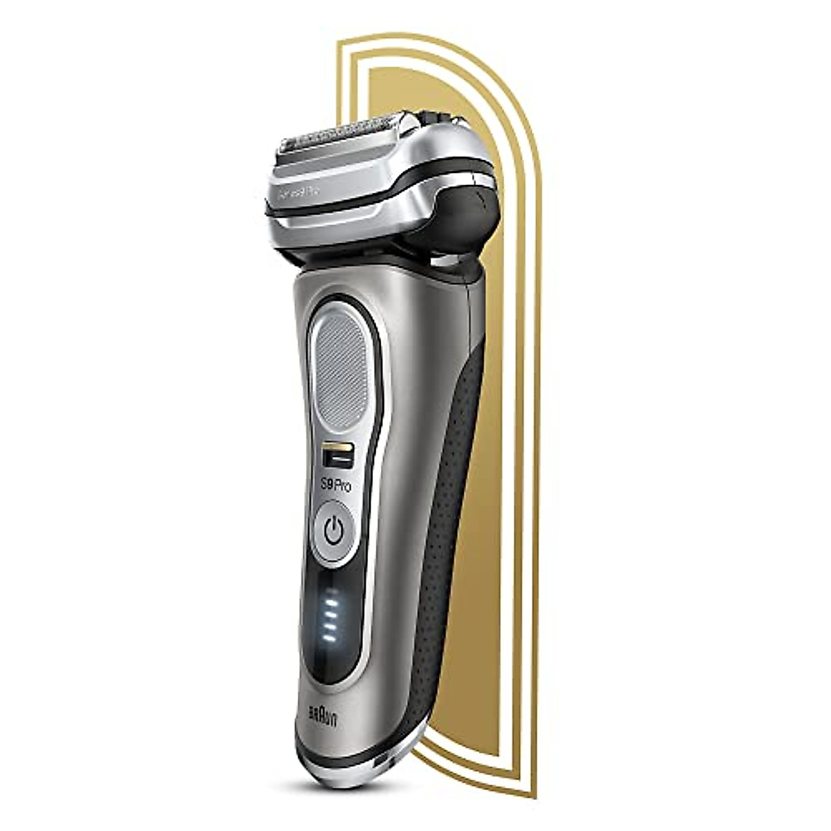 Braun 9475cc Series 9 Pro Premium Shaver with 4+1 Shaving Head, Electric Shaver & ProLift Trimmer, PowerCase, Wet & Dry, Grey
