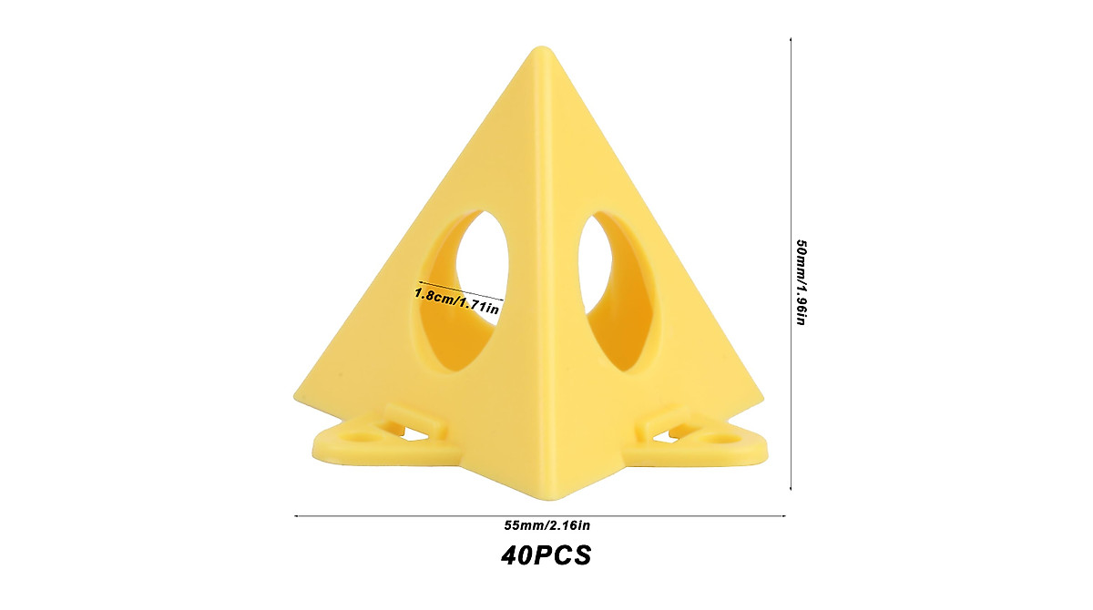40pcs Painter's Pyramid Stands for Perfect Painting Results