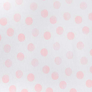Andi Mae Crib Sheet - Watercolor Pink Dots - 100% Jersey Cotton - Fits Standard Crib or Toddler Mattresses