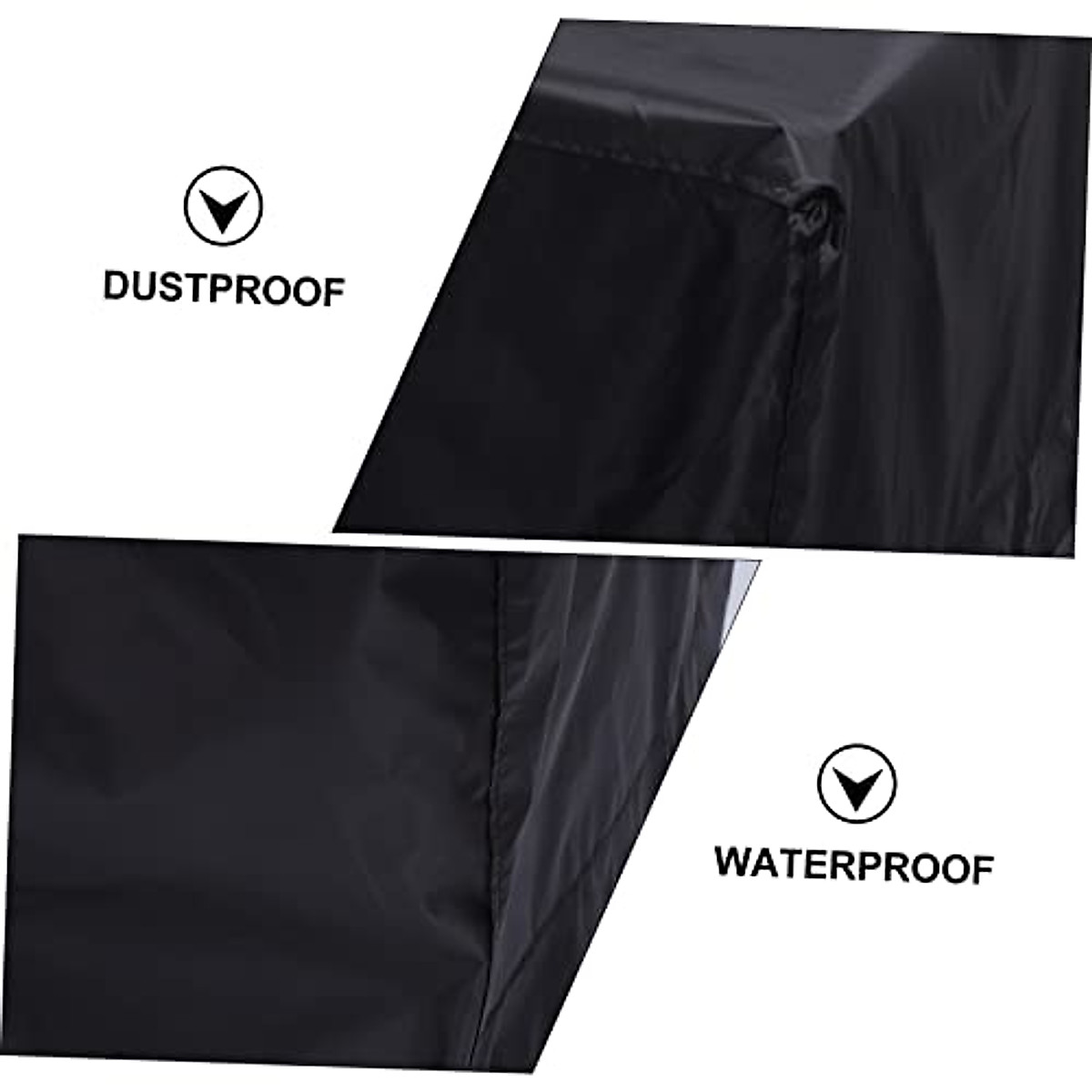 Asakkura Covers Grill Outdoors Garden Furniture for Table Round Patio Barbecue Stove Black Creative Cover Protector Tank Covers Gas Outdoor BBQ Case Outdoor Furniture 1pc