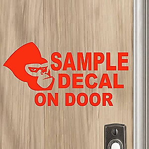 DAY SLEEPER DO NOT DISTURB #1 - PICK COLOR & SIZE - Front Door Window Decal Sticker A