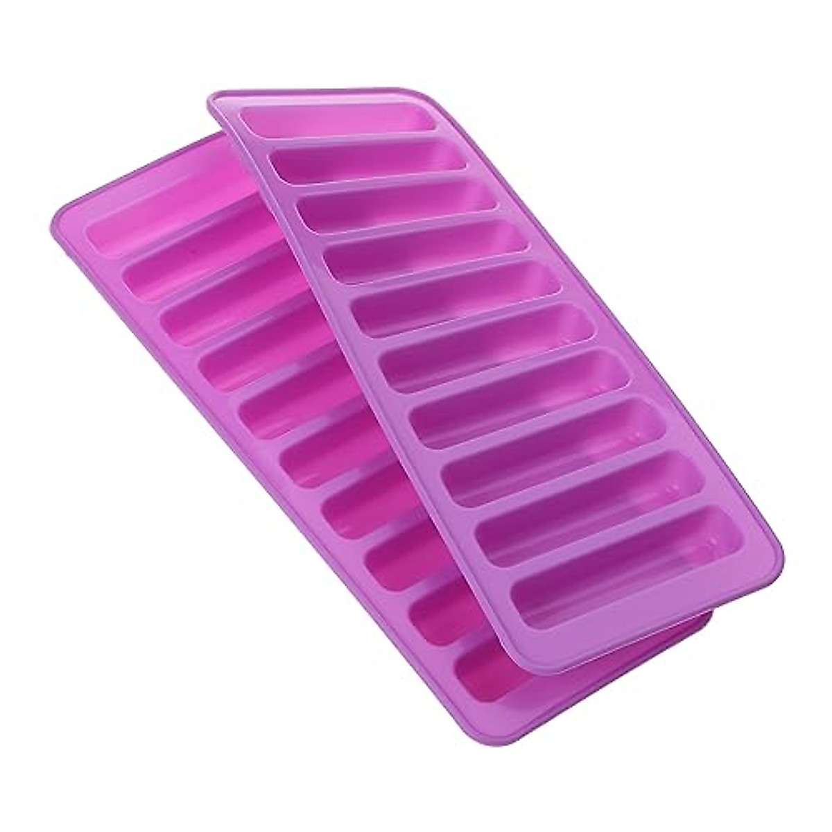Easy Release Ice Cube Mold 10-Grids Cylinder Ice Cube Tray Flexible Silicone Ice Maker For Cocktails Teas Coffee Ice Cube Mold Silicone For Cocktails Fun Shapes Ice Maker Small Ice Cube Trays