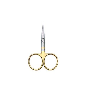 Dr. Slick Arrow Scissor, 3-1/2", Gold Loops, MicroTip, Straight
