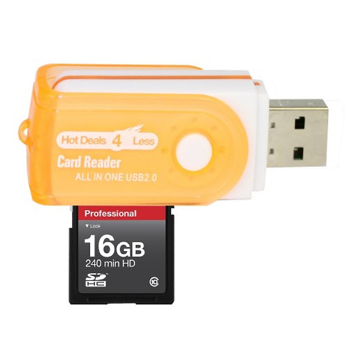 16GB Class 10 Memory Card SDHC High Speed 20MB/Sec. Blazing Fast Card For CANON POWERSHOT A2000 IS A710 IS A720. A free Hot Deals 4 Less High Speed all in one Card Reader is included. Comes with.