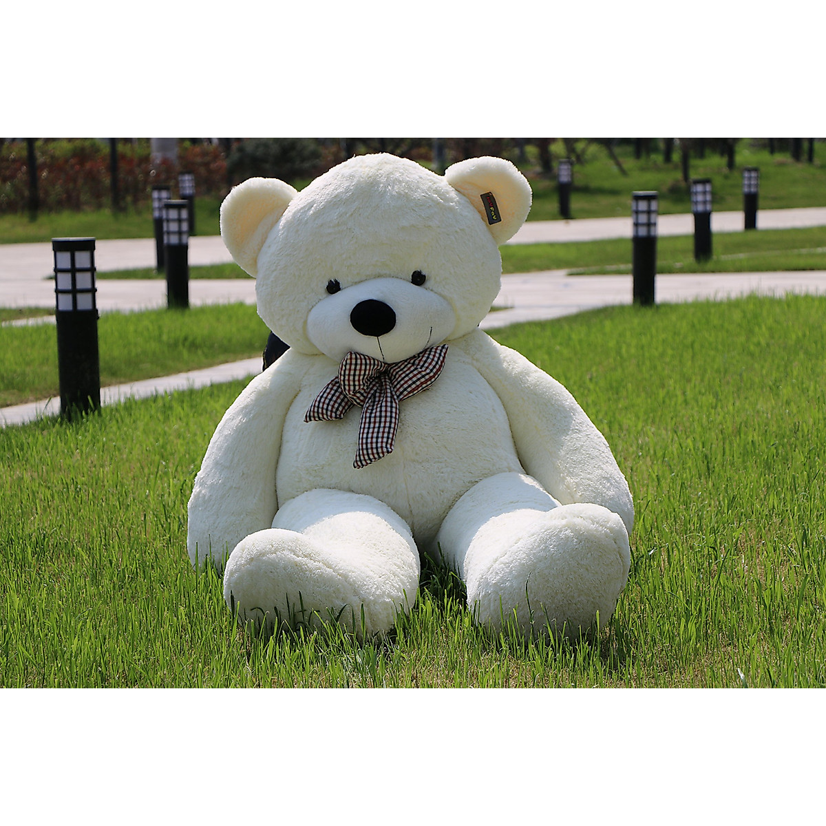 Joyfay Giant Teddy Bear, White- Over 6ft (78")